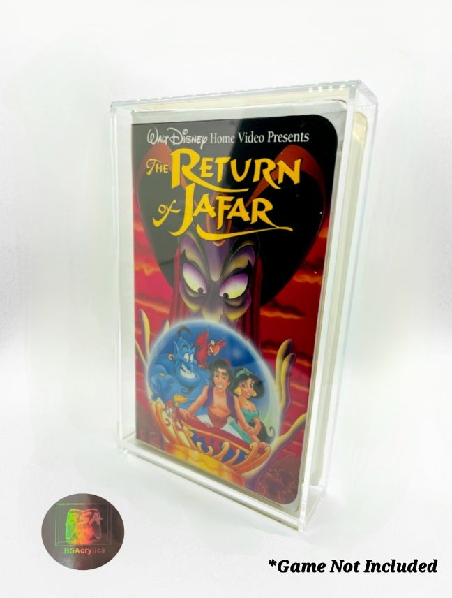 VHS Clamshell Acrylic Movie Case Protector UV RESISTANT – BSAcrylics